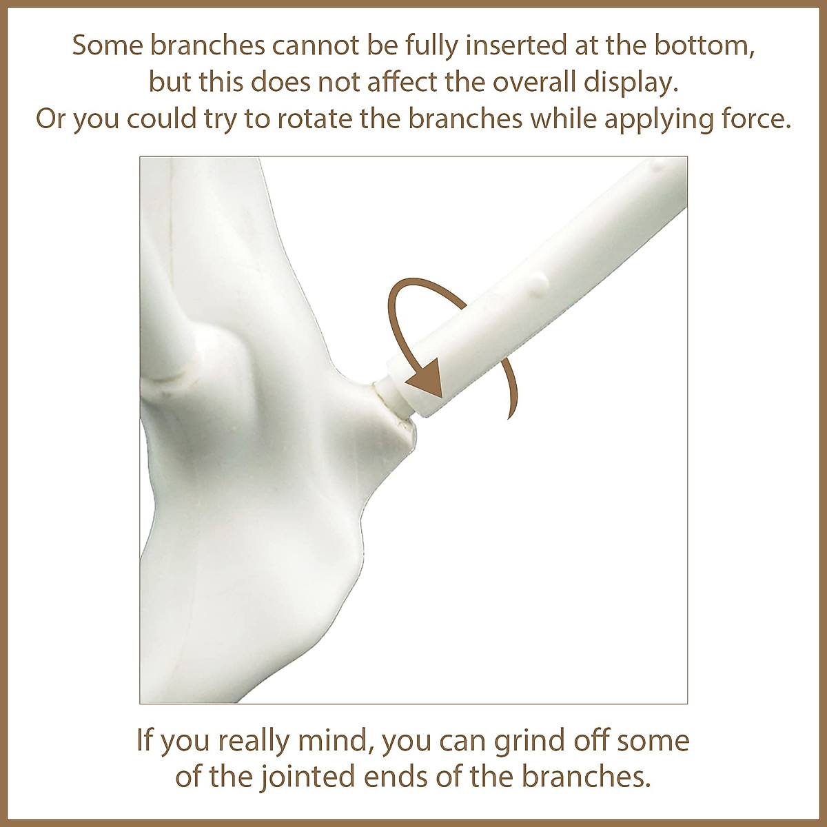 Sziqiqi Small Artificial Tree for Table Centerpiece White Fake Trees 1.9FT Faux Tree for Wedding Party Birthday Garden Home Christmas Decorations Indoor Outdoor