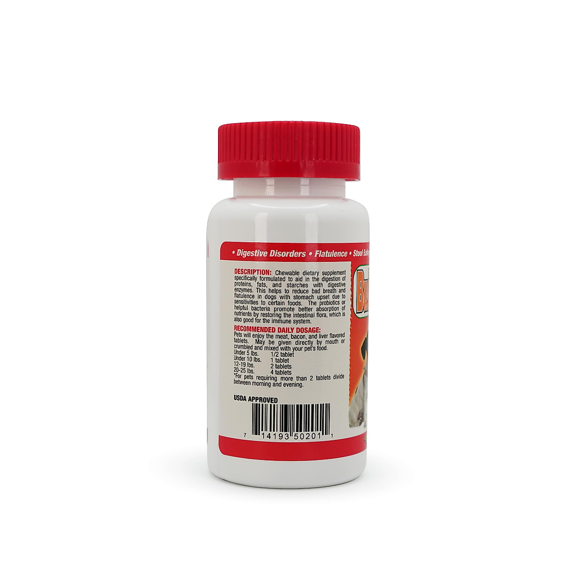 Multivitamin & Minerals Dietary Supplement Small Dogs & Cats by Interfarma Corp | Heart, Digestion, Skin, Coat, & Joint Support | with Vitamins, Minerals, Iron, Calcium, & Folic Acid | 60 Tablets