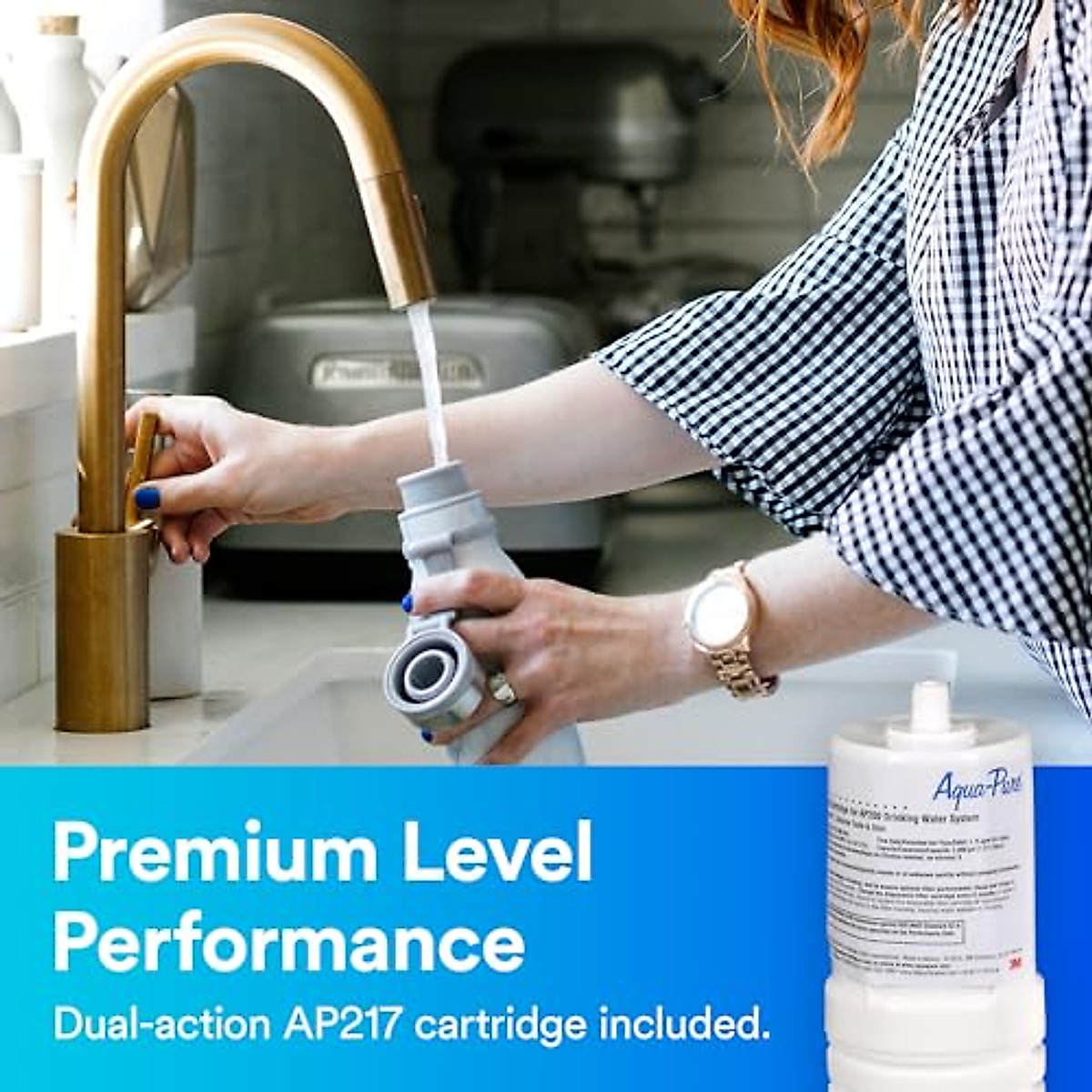 3M Aqua-Pure Under Sink Water Filter System AP200, Full Flow