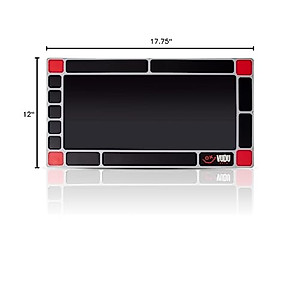VUDU Magnetic Mat - Multi-Purpose PVC Hobby Mat with Magnetic Corners, Crafting Work Surface for Radio Control Hobbies, Model Making, Jewelry Making, Wood working, and more (Large)