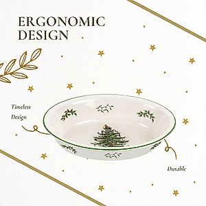 Spode Christmas Tree Oval Rim Dish