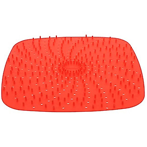 Hemoton Air 3pcs Kitchen Patch Parchment Reusable Silicone Liners: Trivet with fryer Cm Replacement Gadget Steamer Non- Pad Practical Holders Non Home Baking Tool Useful Grade Tray