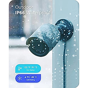 ANNKE 1080p Security Camera 4-in-1 CCTV Bullet Wired Camera, AHD/TVI/CVI/CVBS, IP66 Weatherproof Analog Surveillance Video Add–On Camera for Indoor and Outdoor Use, 100 ft Clear Night Vision - E200