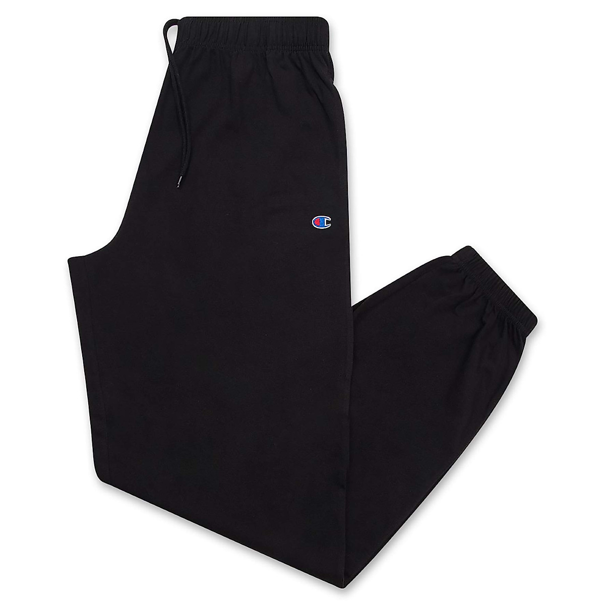 Champion Men's Big Closed Bottom Jersey Pant, Black, 2X/Tall