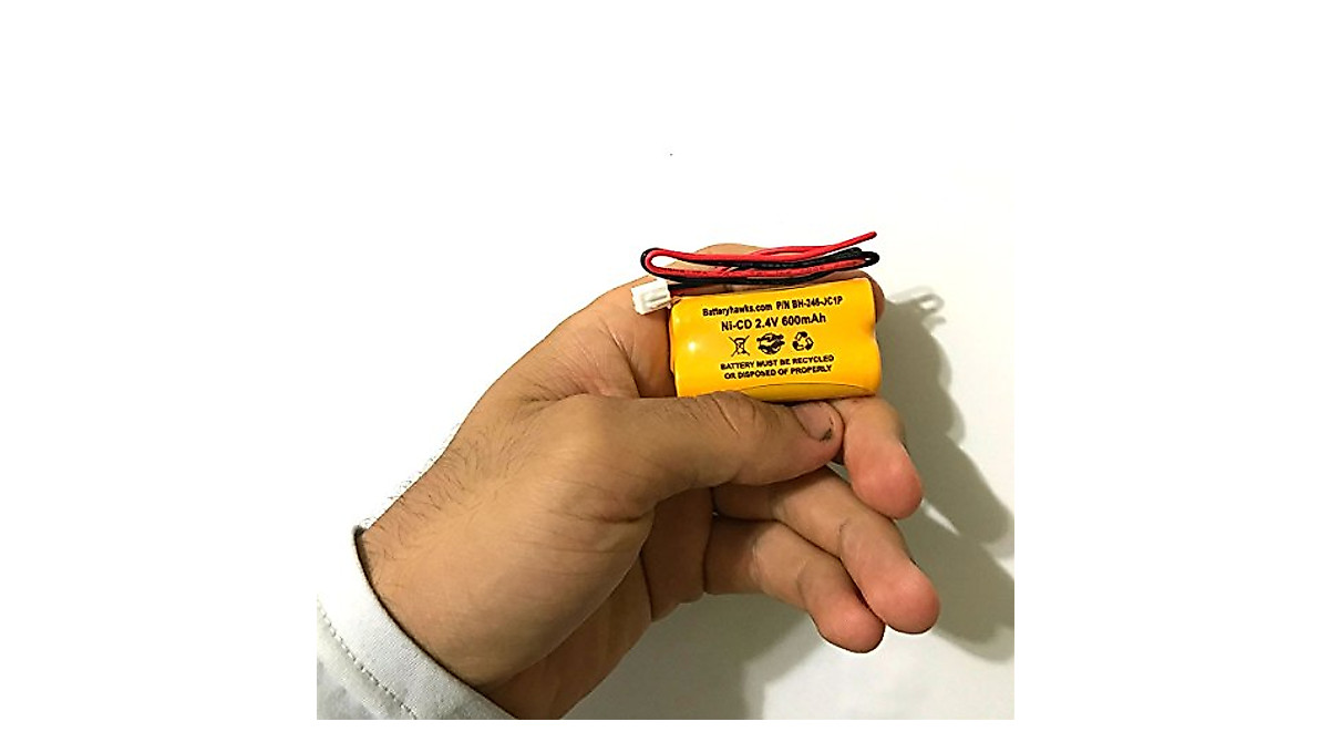 Reliable 2.4v 400mAh Battery Replacement for Exit Signs