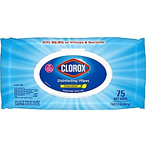 Clorox Disinfecting Wipes, Bleach Free Cleaning Wipes, 75 Wipes, Pack of 3, Fresh Scent (Package May Vary)