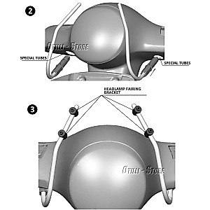 Motorcycle Windscreen Windshield Wind Shield Screen Protector For Vespa GTS300 SUPER GTS 300 Super 2018 2019 2020 2021 2022