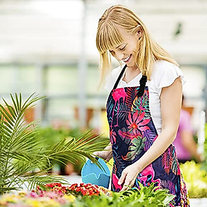 Sosolong Adjustable Waterproof Apron, Apron with 2 Pockets Cooking Kitchen Aprons for Women Men Chef, Adult Gifts