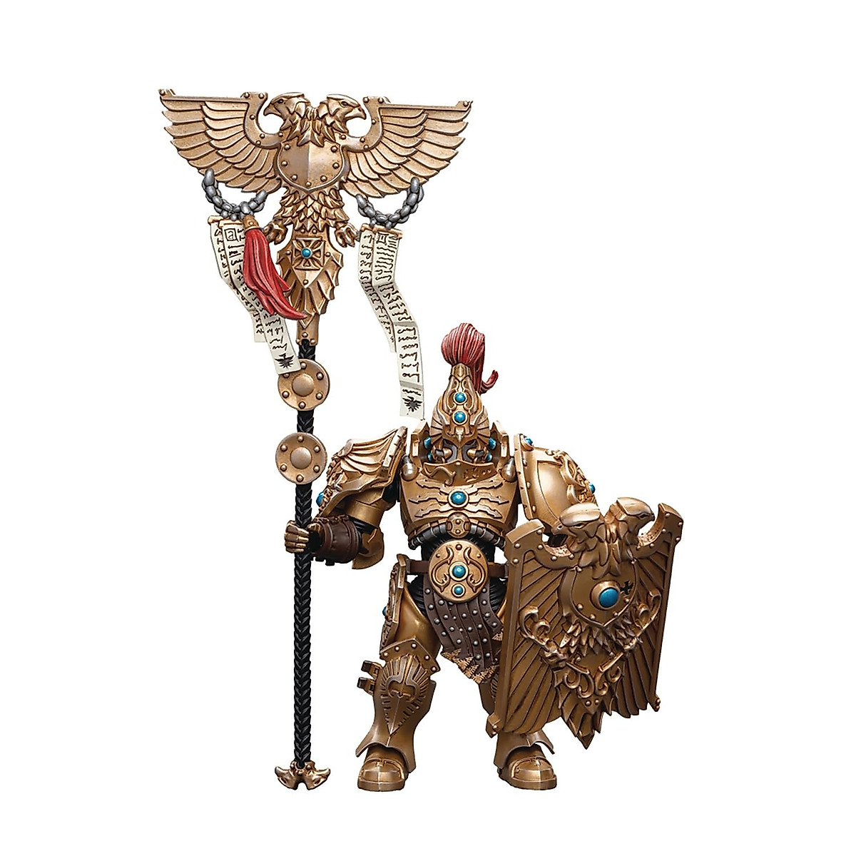 JoyToy Warhammer 40K: Adeptus Custodes Vexilus Praetor 1:18 Scale Action Figure