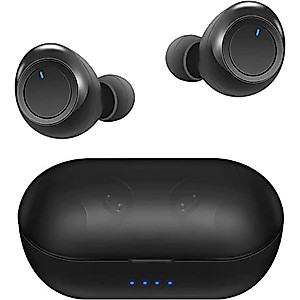 Waterproof Bluetooth 5.3 True Wireless Earbuds, Touch Control,30H Cyclic Playtime TWS Headphones with Charging Case and mic, in-Ear Stereo Earphones Headset for Samsung/iPhone/Android