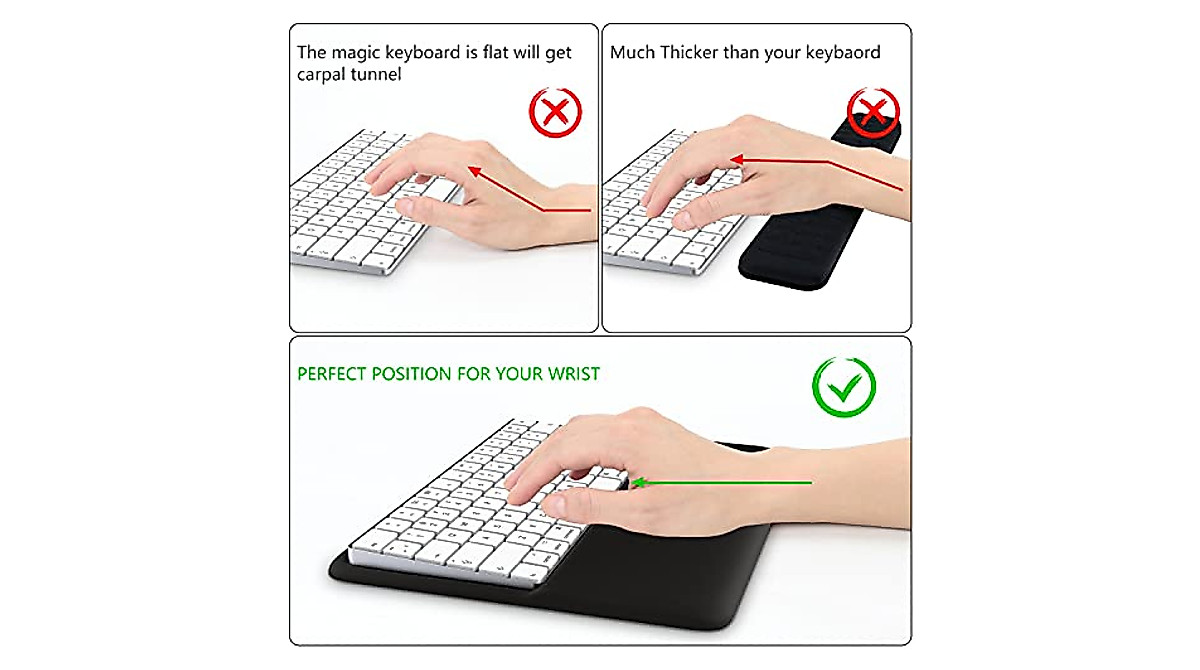 Ergonomic Wrist Rest for Magic Keyboard - Pain Relief