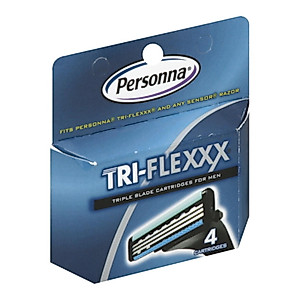 Personna Tri-Flex Cartridges For Men 4 Count