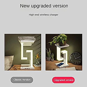 Yiwa Smartphone Wireless Charging Suspension Table Lamp Eye Protection Led Night Light Home Romantic Decoration Wireless Charging