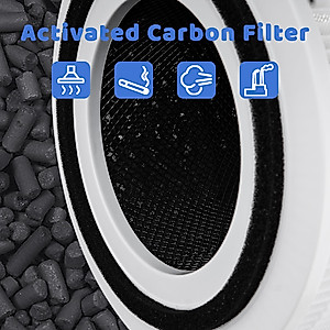 Breshair True HEPA Replacement Filter 14 Compatible with Puro 240 Air Purifier, 3-in-1 Filtration System 240 HP-14 Filter with Activated Carbon Filter, 2-Pack