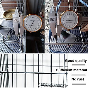 Pigeon Cage Chicken Cage Quail Cage Iron Cage for Pigeon Chicken Quail Duck Poultry Cage (50cm/20in)