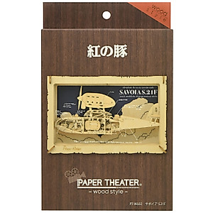 ENSKY Red Pig Savoia S.21F Paper Theater