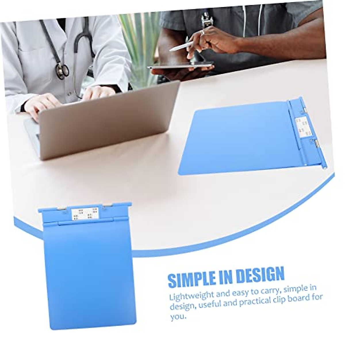 Ciieeo 3pcs Case Folder Pencils for Plastic Paper Holder Office File Folders Hanging Organizer Filing Box Hanging File Folders Plastic Writing Board Exam Paper Base Clip Boards