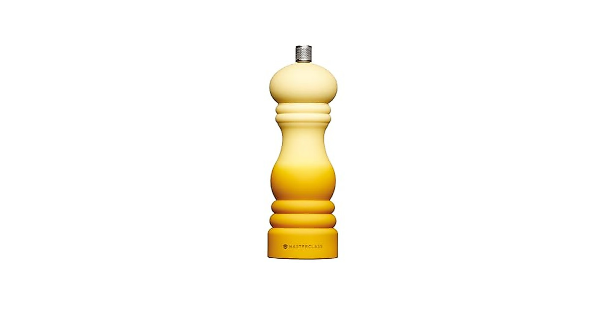 MasterClass Mustard Ombré Pepper Mill & Salt Grinder | 17cm