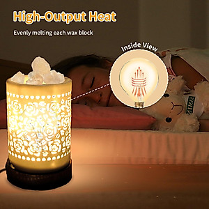 HINUAXBULB 8 Pack 40 Watt Wax Warmer Bulb Replacement Light Bulb for Full Size Scentsy Warmer 120V G50 E12 Incandescent Standard Base for Indoor Outdoor Patio String Lights