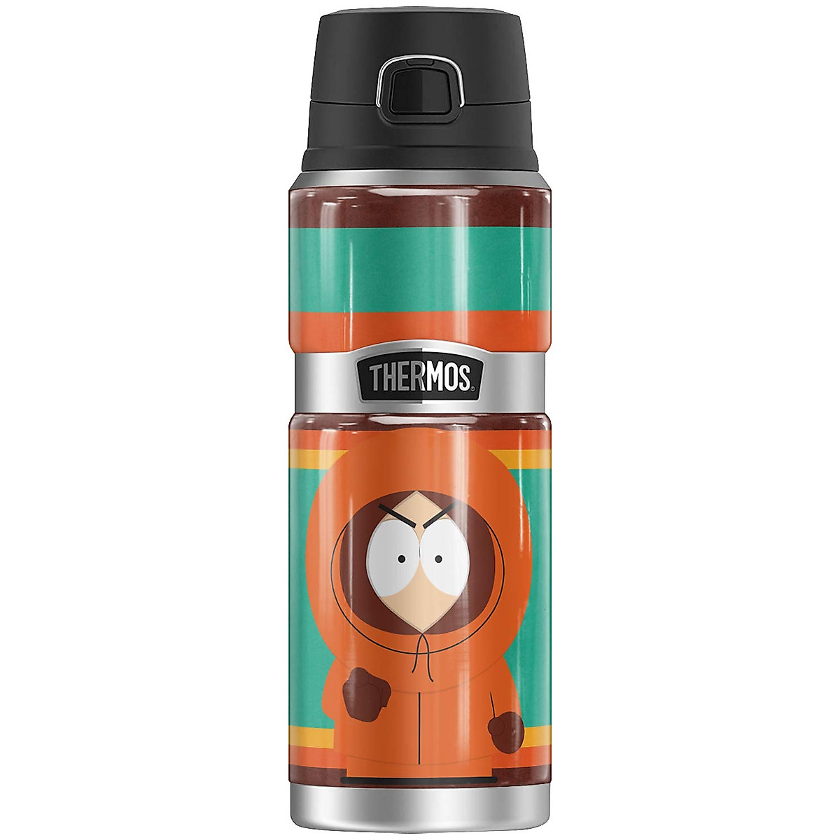 South Park Kenny THERMOS STAINLESS KING Stainless Steel Drink Bottle, Vacuum insulated & Double Wall, 24oz