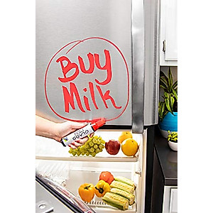 Glass Pen Window Marker: Liquid Chalk Markers for Glass, Car Marker or Mirror Pen with Washable Paint - Car Windows, Storefront Window, Wedding, Parade, Party & Holiday Decorations (Black, Jumbo Tip)