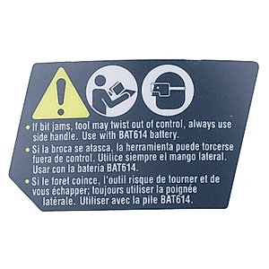 Bosch Parts 2601115881 Label