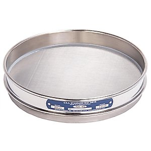 8" Sieve, All Stainless, Half Height, No. 45