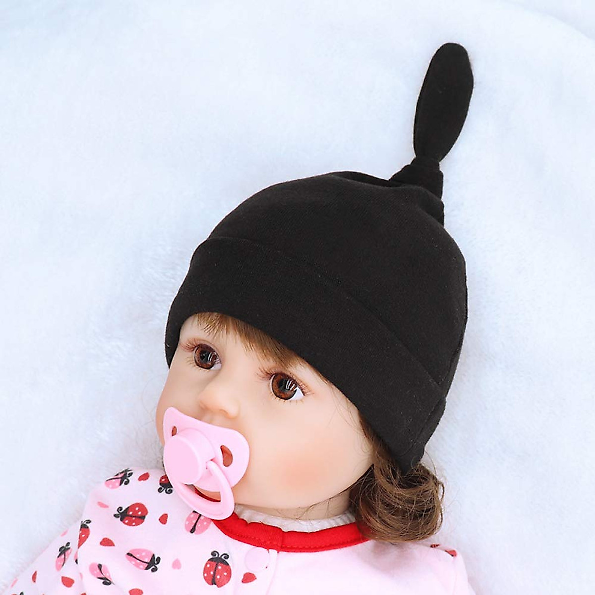 LERTREE 3PCS Baby Boys Girls Warm Hat Kids Beanies Knotted Cap Sleep Cap Hats