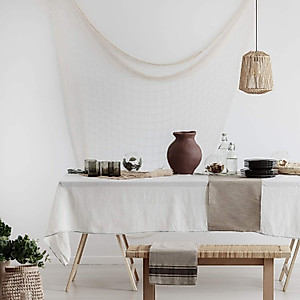 GIFTEXPRESS 2pc Cotton Natural Fish Net Decoration for Hawaiian Party, Pirate Party, Mediterranean, Fishman, Nautical, Mermaid, Fishnet and Beach Party Accessories Décor,