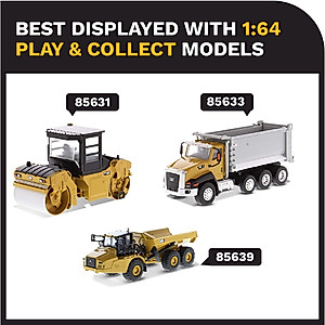 1:64 Scale Caterpillar CB-13 Tandem Vibratory Roller with ROPS - Construction Metal Series by Diecast Masters - 85630- Authentic Cat Trade Dress and Paint - Made of Diecast Metal with Plastic Parts