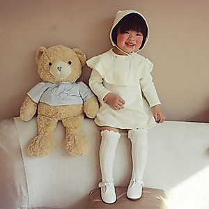 CozyWay Baby Knee High Socks For Baby Girls Infant 6-12 Months 5-5 Pack