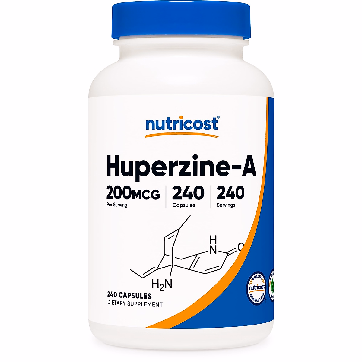 Nutricost Huperzine A Capsules 200mcg, 240 Capsules - Non-GMO, Vegetarian Friendly