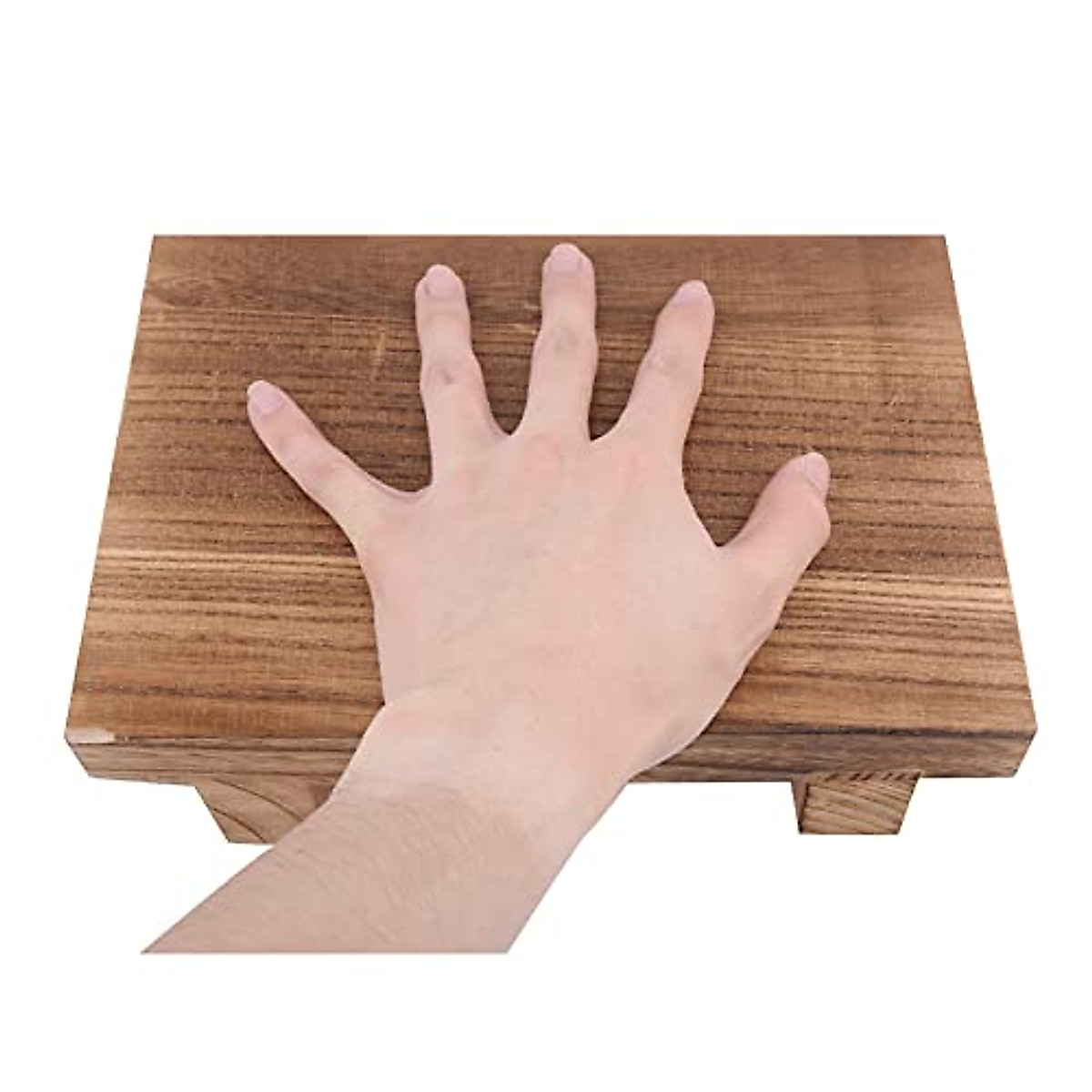 DENPETEC Wooden Utility Step, Toddler Step Stool for Kids, Bathroom Potty Stool, Kitchen Stool, Bed Stool for Bedroom, Children's Stool