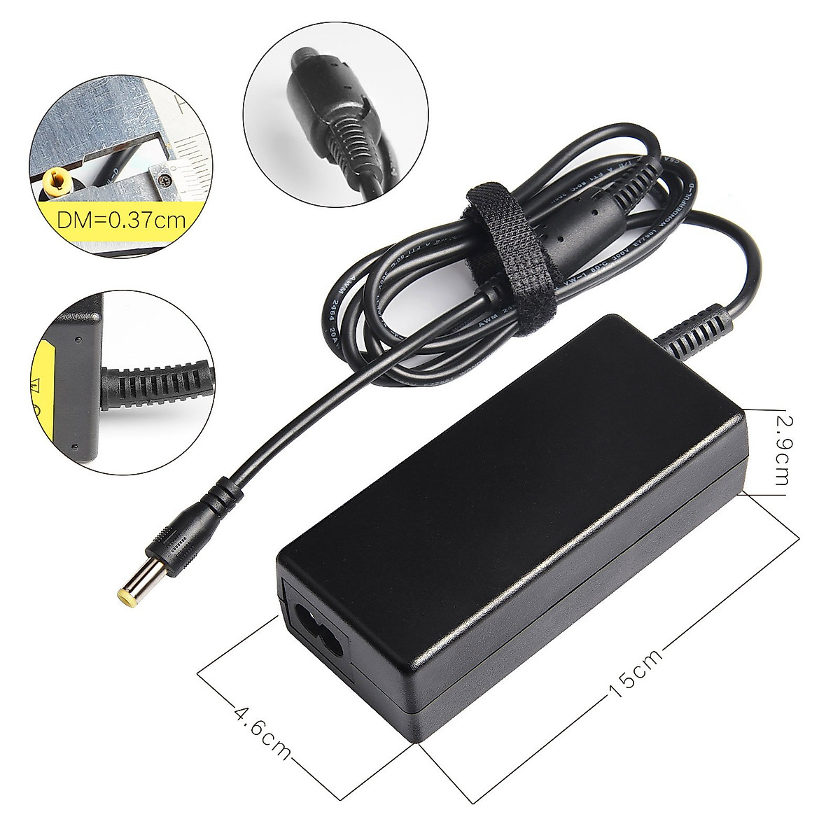 8-Way CCTV Camera Power Splitter-Security Camera Power Adapter-LED Driver Lighting Transformer DC Converter-Flexible LED Tape Strip Light AC DC Power Supply 12V 5A 60W