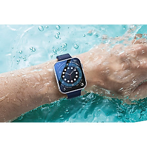 Misxi [2 Pack] Waterproof Hard Case with Tempered Glass Compatible with Apple Watch Series 6 SE Series 5 Series 4 40mm, Ultra-Thin Protective Cover for iWatch Screen Protector, Matte Transparent