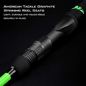 KastKing Resolute Fishing Rods, Spinning Rod 7ft 6in -Medium Heavy - Fast-2pcs