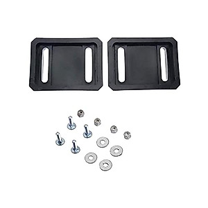 Gpartsden 784-5580 Snowblower Plastic Reversible Slide Shoes with Mounting Hardware Replaces for MTD Cub Cadet Yardman Parts 784-5580-0637 Set of 2