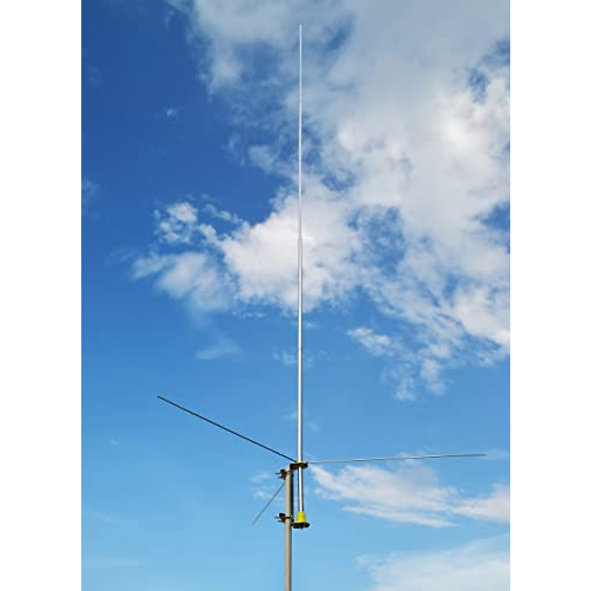 HYSHIKRA 26-28Mhz Base Antenna, CB 6.2meter (20.3ft) Outdoor Antenna with UHF-Female Connector for Midland Cobra Yaesu Mobile Base Transceiver Radio