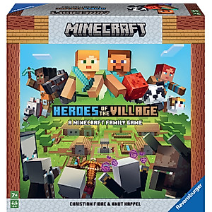 Ravensburger Minecraft Heroes of The Village | Cooperative Board Game | Exciting & Unpredictable | Perfect for Families and Minecraft Enthusiasts | Suitable for Kids & Adults