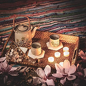 Asfroy Vanilla Scented Candles, 36 Pack Tea Light Candle with Clear Cup, Highly Scented 95% Soy Wax, Natural Essential Oils, Tealights Long Burning Time, Candle Gift Set for Women