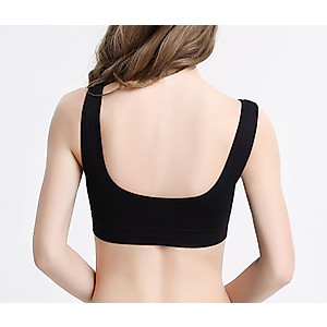 Women's Comfort Workout Sports Bra Low-Impact Activity Sleep Bras Pack of 4 3XL