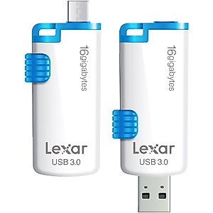 Lexar Lexar JumpDrive M20 16GB Mobile USB 3.0 Flash Drive LJDM20-16GBBNL