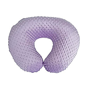 Artebona KiddyKlouds Nursing Pillow Slipcover - Breastfeeding Pillow Cover. Minky Fabric (Lavender)
