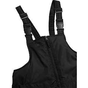 Cherokee Kids' Snow Bib - Boys and Girls Insulated Ski Pants Overalls (4-18), Size 4T, Black