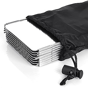 2 Pack Folding Outdoor Stove Windscreen, 16 Plates Aluminum Camping Stove Windscreen with Carrying Bag,Stove Windscreen for Camping Picnic, Backpacking, Cooking