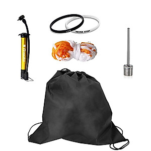 KWOOD Custom Personalized Football，Engraved Leather Indoor/Outdoor Football with Pump & Carrying Bag,Best Gift for Son Anniversary Birthday Graduation from Dad