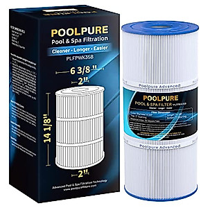 POOLPURE PWK35B Filter Replaces Watkins 1642301-1, 78161, 78286, Hot Spring Limelight Series Filter Cartridge 1PACK
