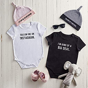 Stephan Baby That's All Collection Influencer Snapshirt, I'm Kind of a Big Deal, Fits 6-12 Months