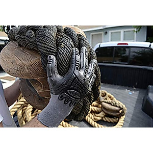 MadGrip Pro Palm Thunderdome Gloves, Large, Grey/Black