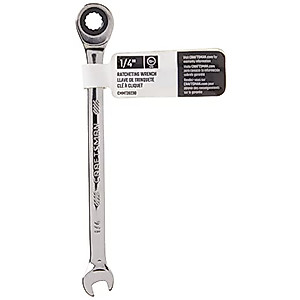 CRAFTSMAN Ratcheting Wrench, SAE, 1/4-Inch, 72-Tooth, 12-Point (CMMT39230)